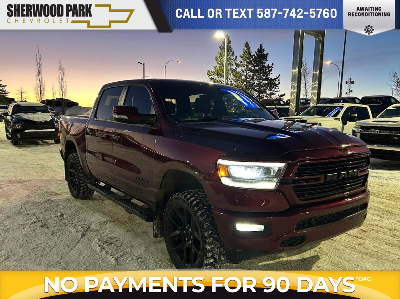 2022 Ram 1500 Sport 4x4 Crew Cab 5'7 Box pre-owned for sale in Sherwood ...